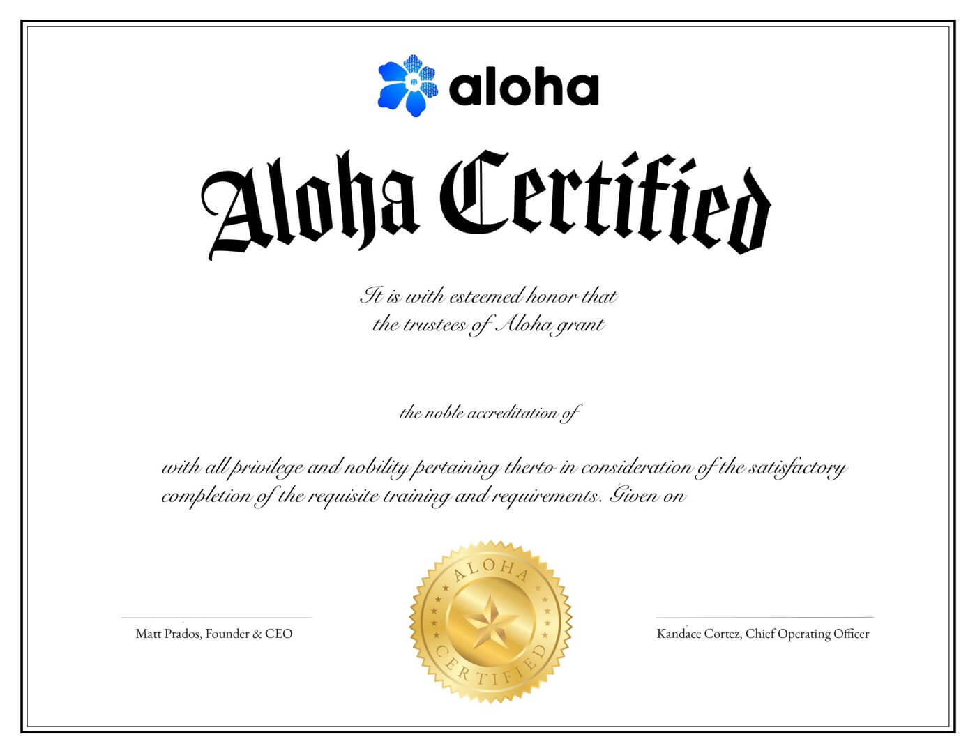 ALOHA® Academy