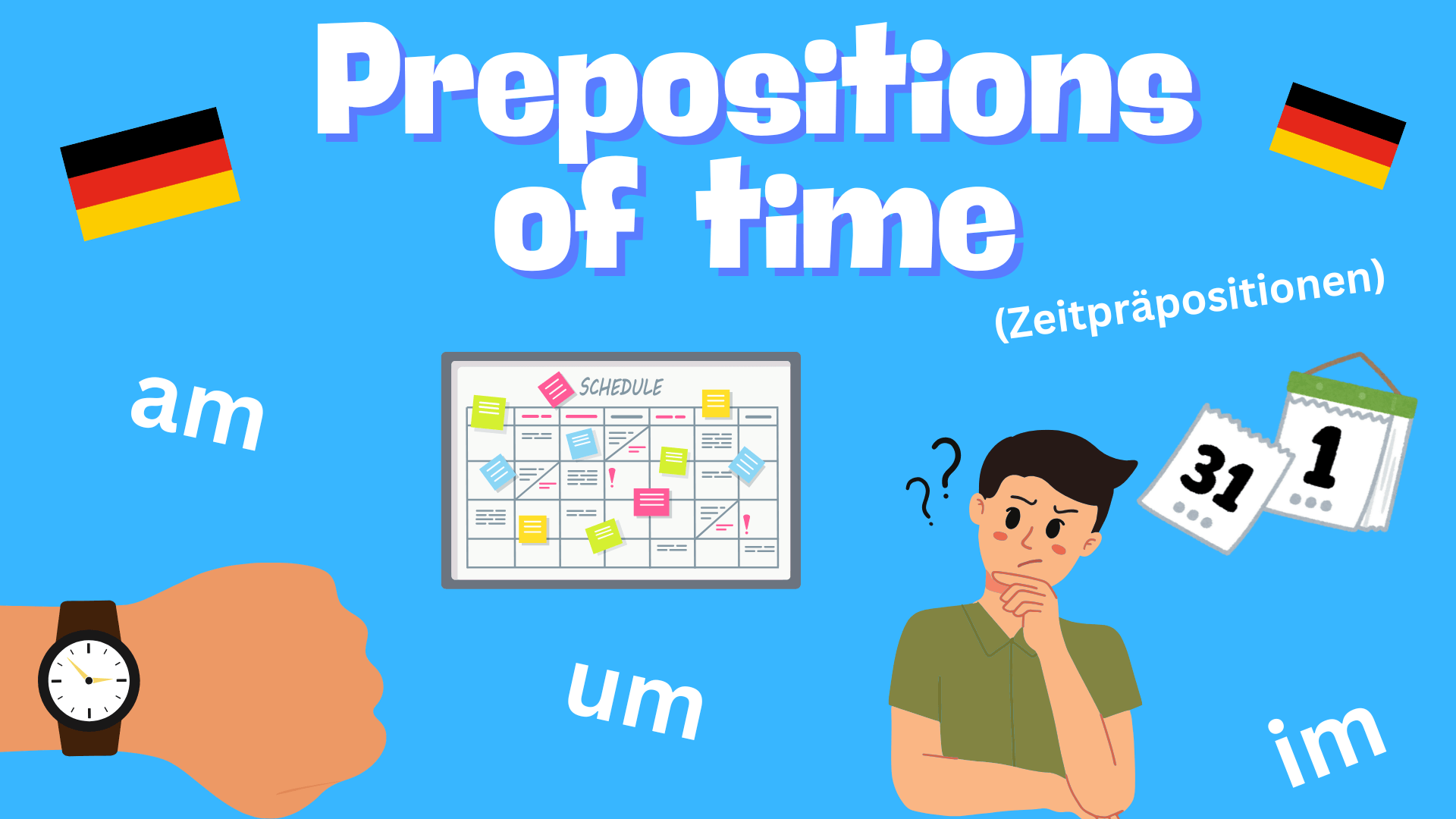 (A2-B1) Zeit: Präpositionen | Time Prepositions
